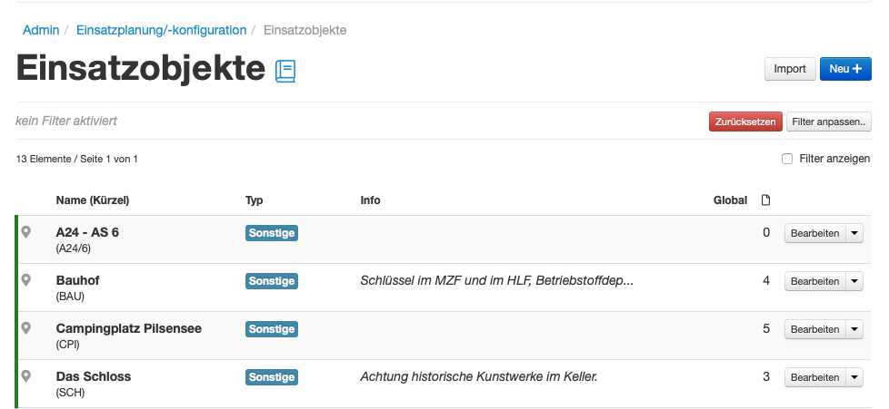 Einsatzobjekte und Pläne · FF-Agent Helpcenter