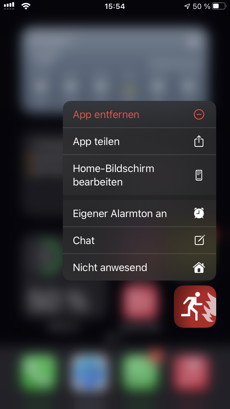 App Kontext Menü · FF-Agent Helpcenter